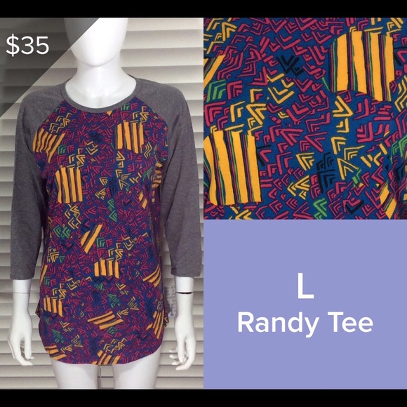 LuLaRoe | Tops | Nwt Lularoe Randy Baseball Tee | Poshmark